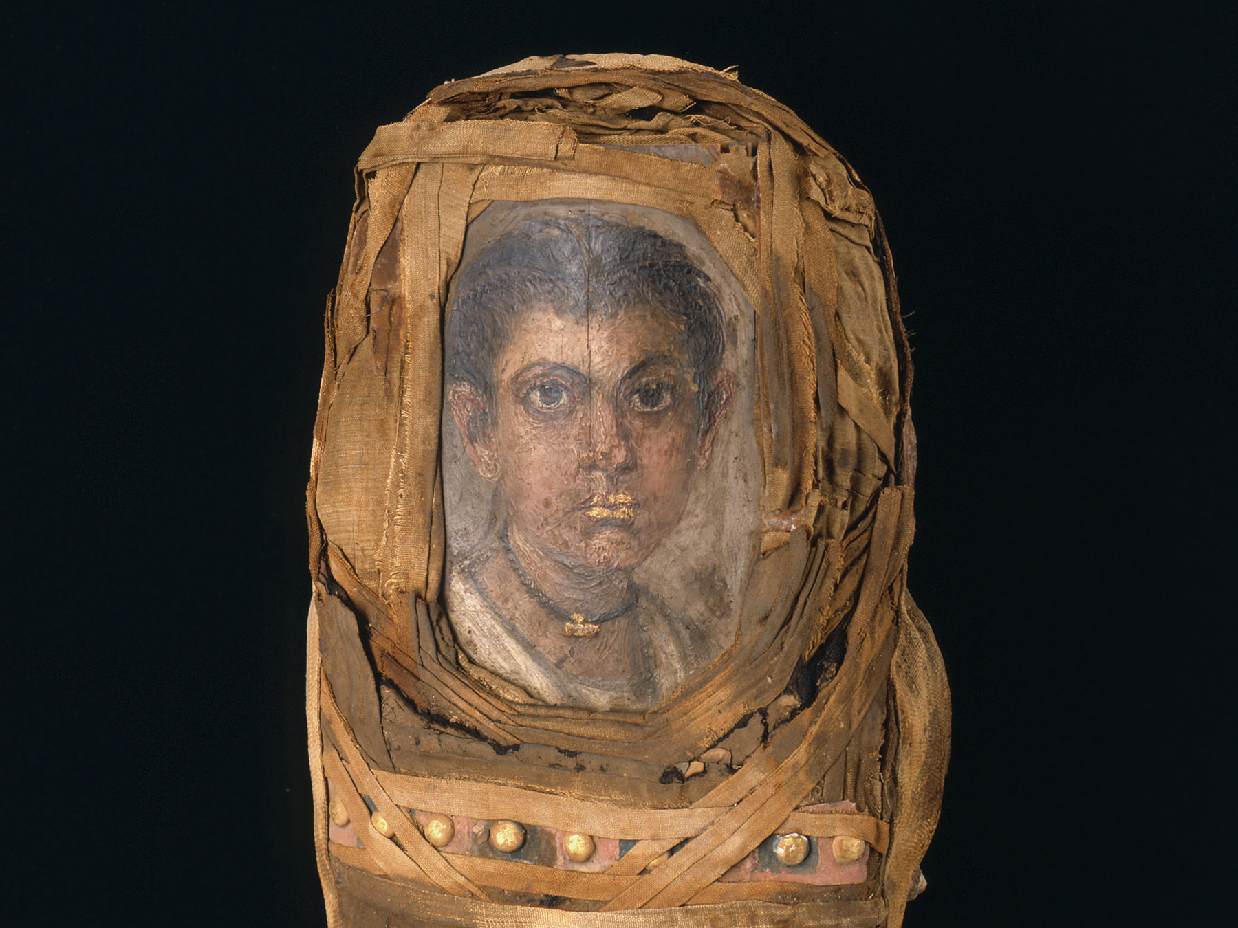 Conservation Spotlight Talk: Funerary Portraits | Museum of Fine Arts ...